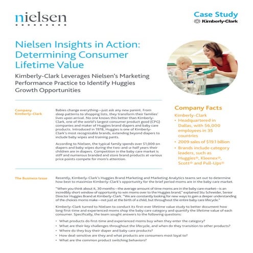 Case Study - Huggies | PDF