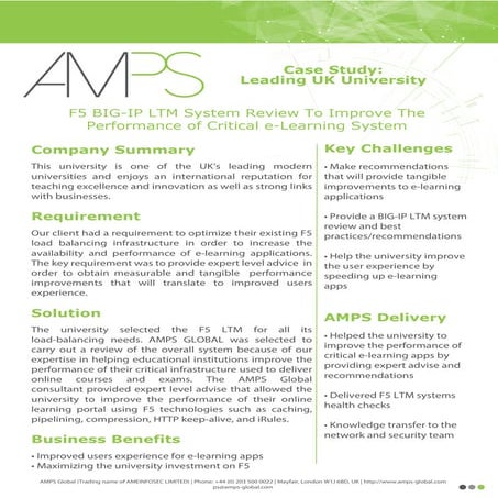 Case Study: Leading UK University | PDF