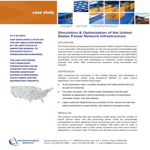 Case study network simulation for oig | PDF