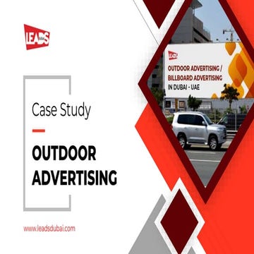 Outdoor advertising Case Study | PPTX