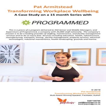 Transforming Workplace Wellbeing | PDF