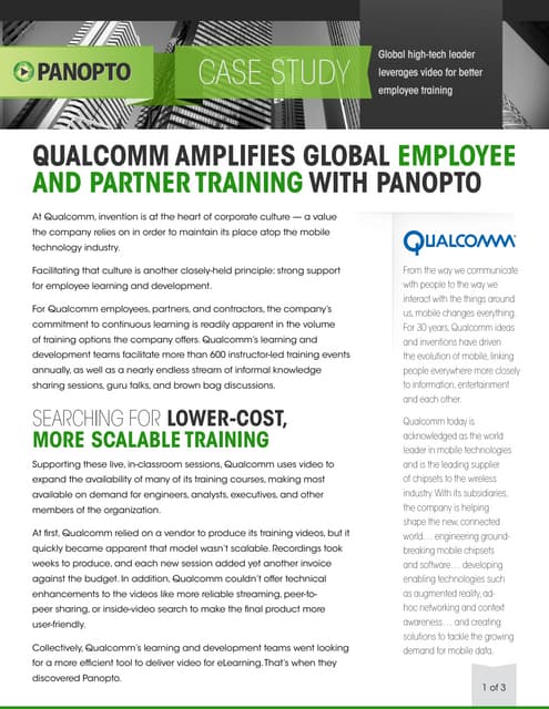 Panopto presentations