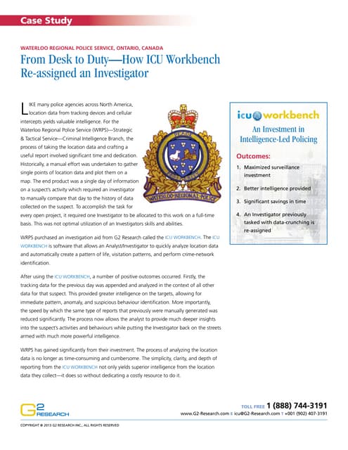 ICU WORKBENCH - The Art of Where | PDF