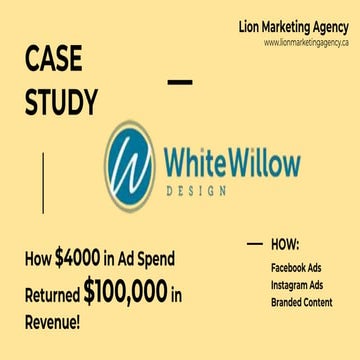 Case Study - White Willow | PPTX