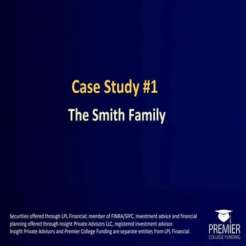 Case Study #1 - The Smith Family | PPTX