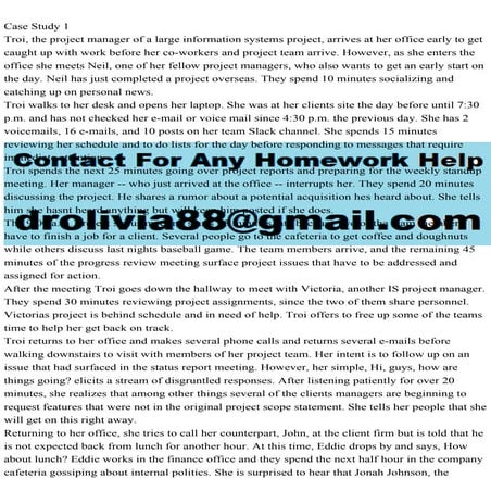 Rachel, the project manager of a large information systems project.docx