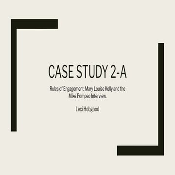 Case Study 2-A | PDF