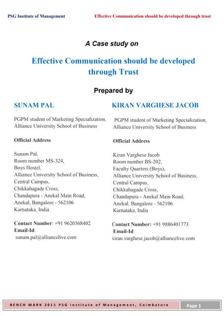 Grapevine communication | PPT