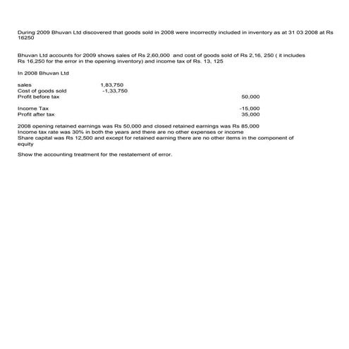 Case study 5 ias 8 | PDF