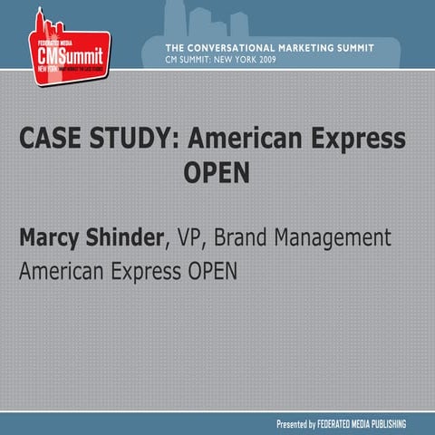 Case Study Amex | PPT