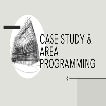 Case Study & area programming from Builts .pdf