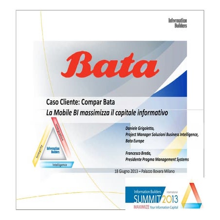 Case Study Bata_Summit Italia 2013 | PPT