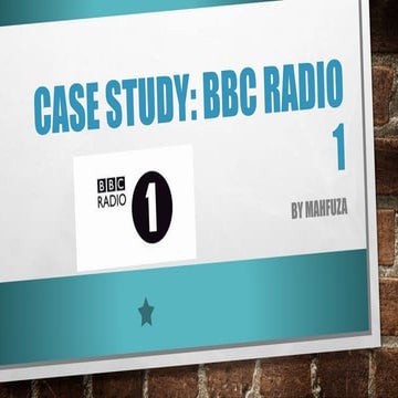 Case study bbc radio 1 | PPTX | Public Radio | Talk Radio