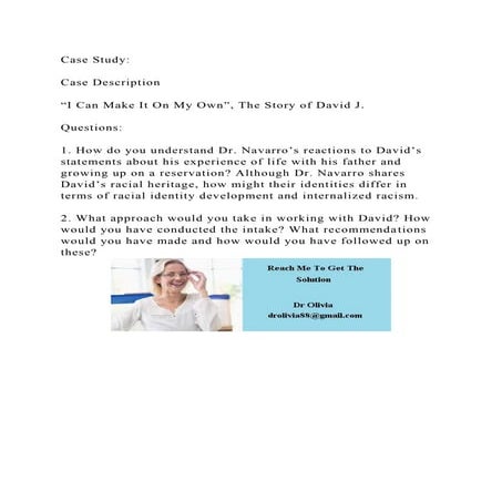 Case Study Case DescriptionI Can Make It On My Own”, The.docx