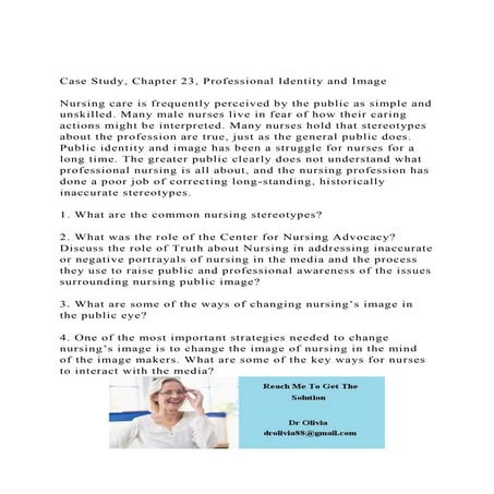 Public perceptionofnursingasa profession | PDF