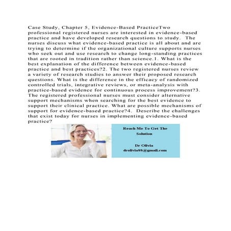 Case Study, Chapter 5, Evidence-Based PracticeTwo professional regis.docx