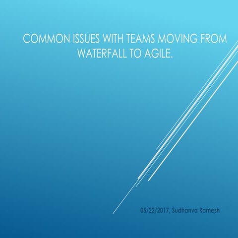 Case study common mistakes of Agile Teams | PDF