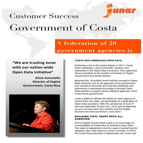 JUNAR Case study Costa Rica | PDF