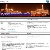 SAP S/4HANA implementation by Highbar Technocrat Limited at CPWD | PPTX