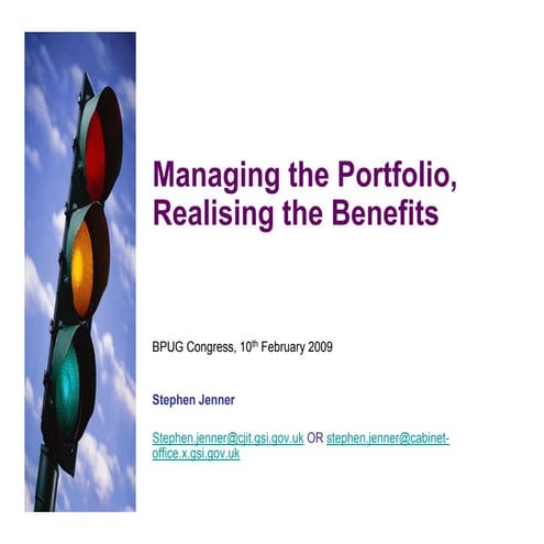 Case Study Delivering Major Public Sector Change Managing The Portfolio ...