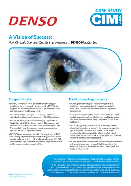 Case Study -JK Cement | PPT