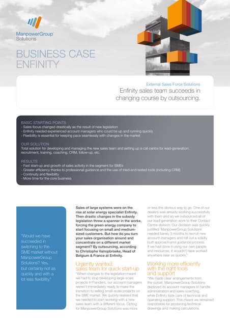 Regus Customer Case Study: TomTom | PDF