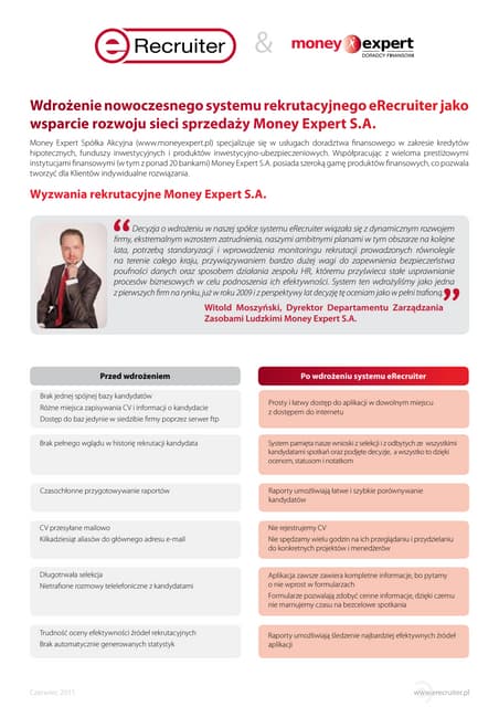 Case Study - eRecruiter w Idea Expert | PDF