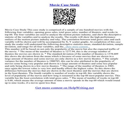 Case Study Essays | PDF