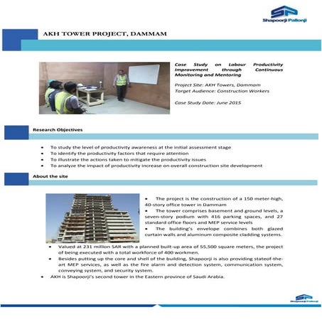 AKH Tower Project, Dammam | PDF