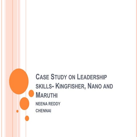 Case study for ledership skill development ppt | PPTX