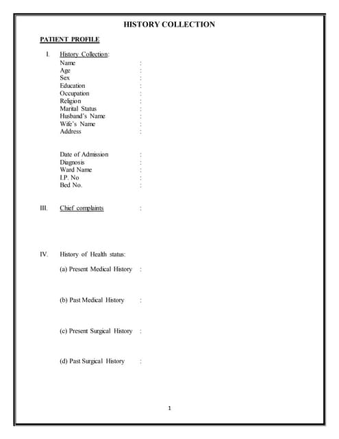 Case presentation for nursing student | PDF