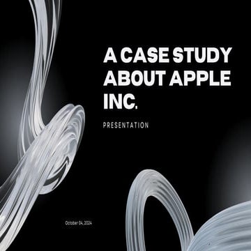 Apple Strategic Management Case Analysis | PPTX