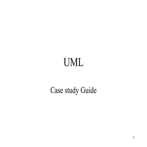 Comprehensive UML Case Study Guide for Effective System Modeling and ...