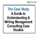 Consulting - Case Study Guide & Overview | PDF