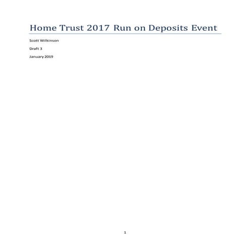 Case study home trust 2017 run on deposits event draft 3 | DOCX