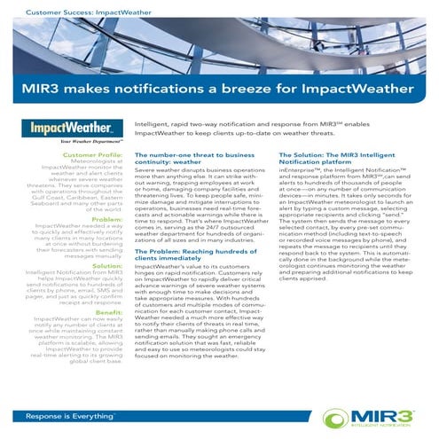 Case Study Impact Weather | PDF