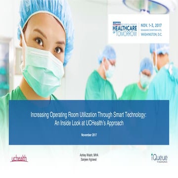 Case Study: Increasing Operating Room Utilization | PDF