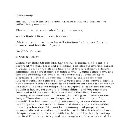 Case Study Module 14 Instructions Read the following case study.docx