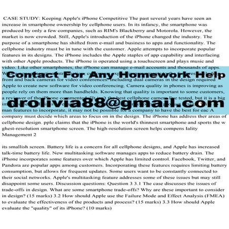 CASE STUDY Keeping Apples iPhone Competitive The past several y.pdf