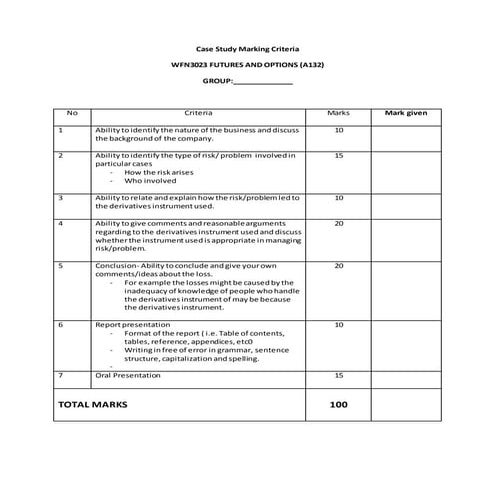 Case study marking_criteria | DOCX