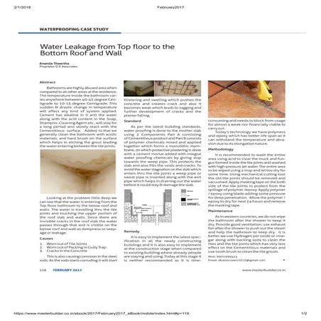 Case Study - Water Leakage | PDF