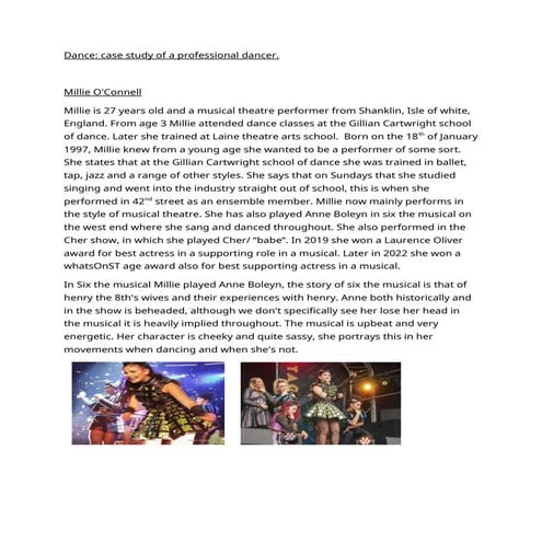 Case study of a professional dancer.docx