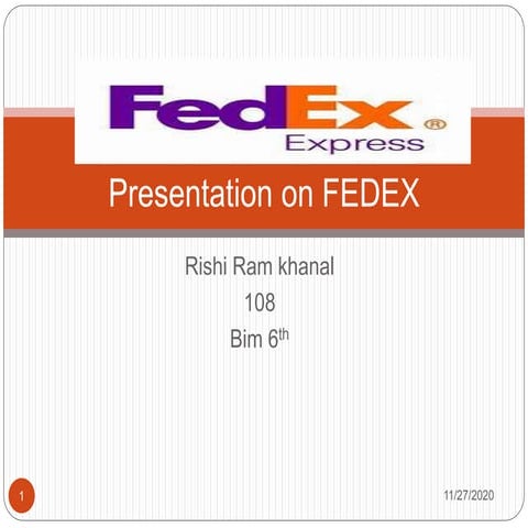Case study of FedEx for human resource management | PPTX