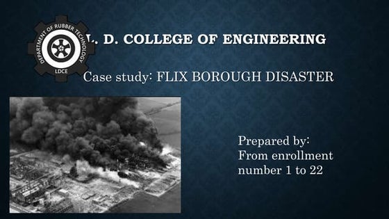 Flixborough Disaster slide | PPTX