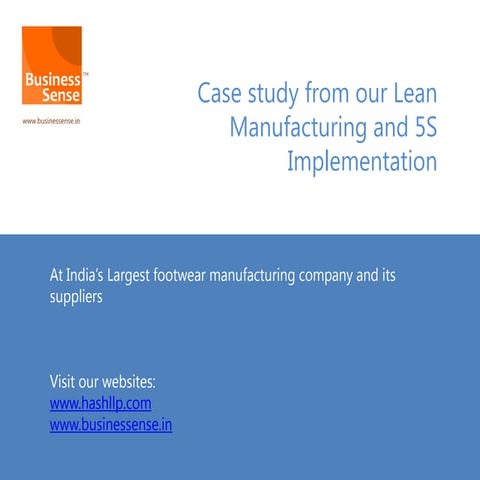 Lean Manufacturing Implementation - Case Study | PDF