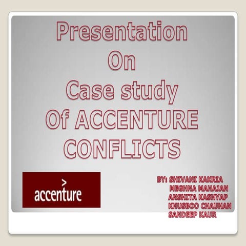 Case study on accenture | PPT
