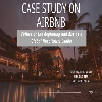 Case study on Airbnb company. Reasons for the Failure of the new ...