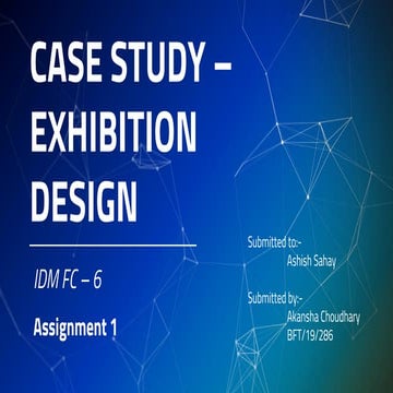Case Study on an Exhibition | PPT