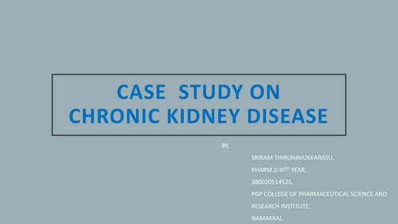 Clinical case study presentation | PPT