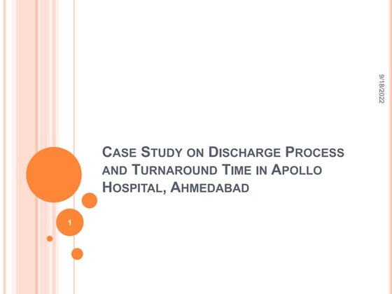 Patient Discharge Process in Corporate Hospital _ PPT | PPTX